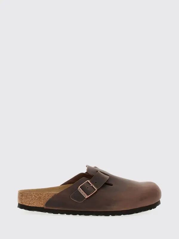 BIRKENSTOCK Buckled Clogs - Brown