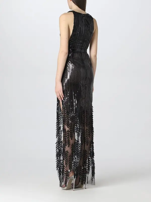 Elisabetta Franchi Dress In Sequined Fabric