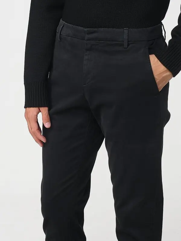 DONDUP Stretch Cotton Pants - Black