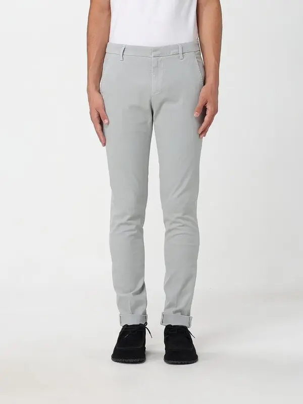 DONDUP Stretch Cotton Pants - Grey 1