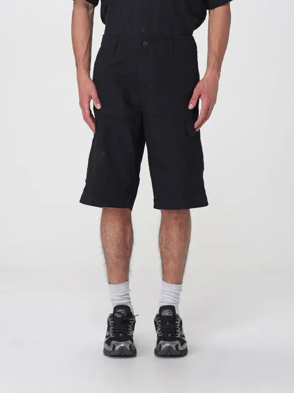 Carhartt Work In Progress Cotton Cargo Shorts - Black