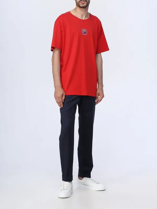Balmain T-shirt In Cotton - Red