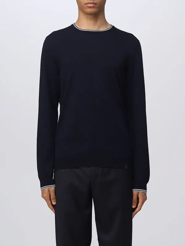 FAY Long Sleeve Sweater - Blue