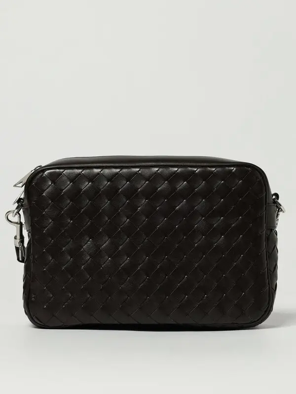 Bottega Veneta Woven Leather Shoulder Bag - Brown