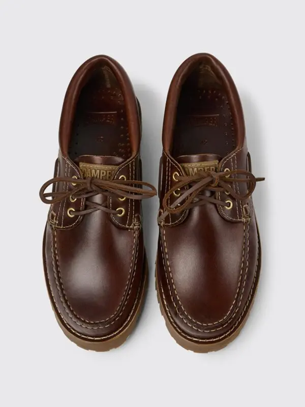 Camper Leather Lace-up Loafers