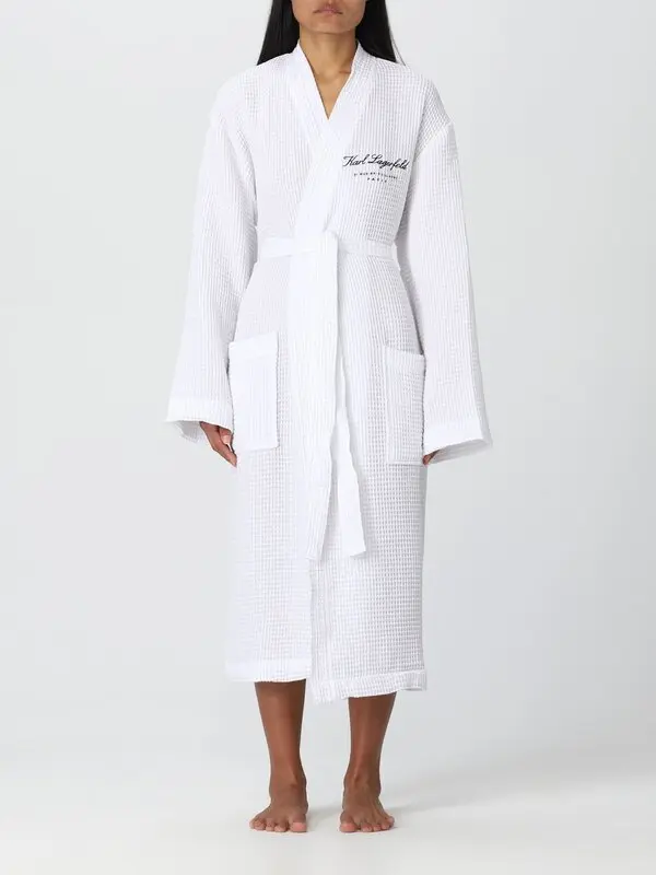 Karl Lagerfeld Bathrobes Lifestyle - White