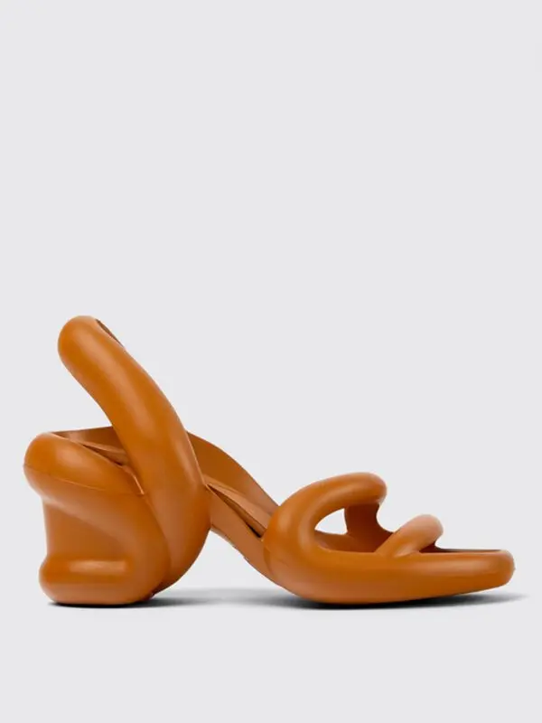 Camper Kobarah Rubber Heeled Sandals - Brown