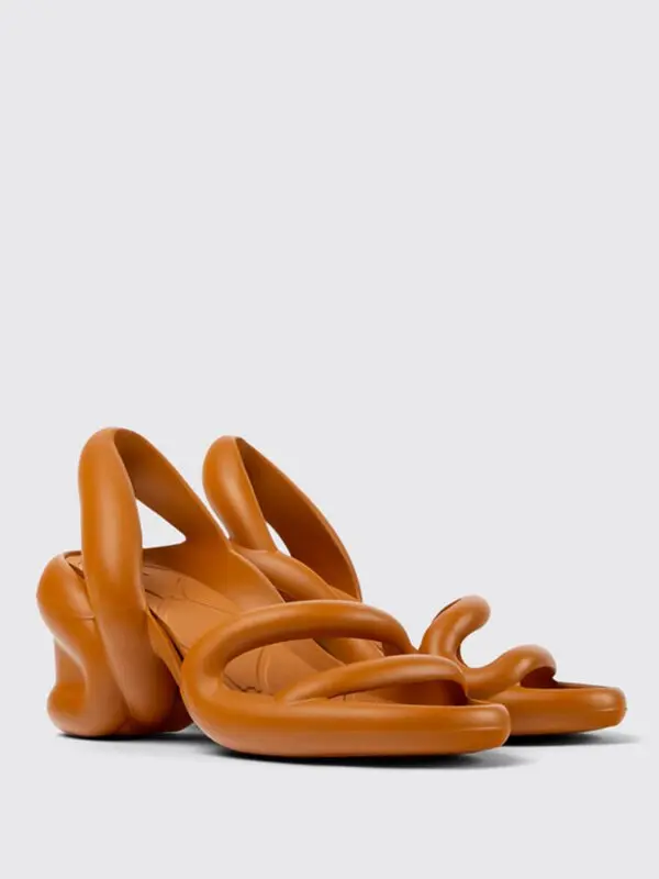 Camper Kobarah Rubber Heeled Sandals - Brown