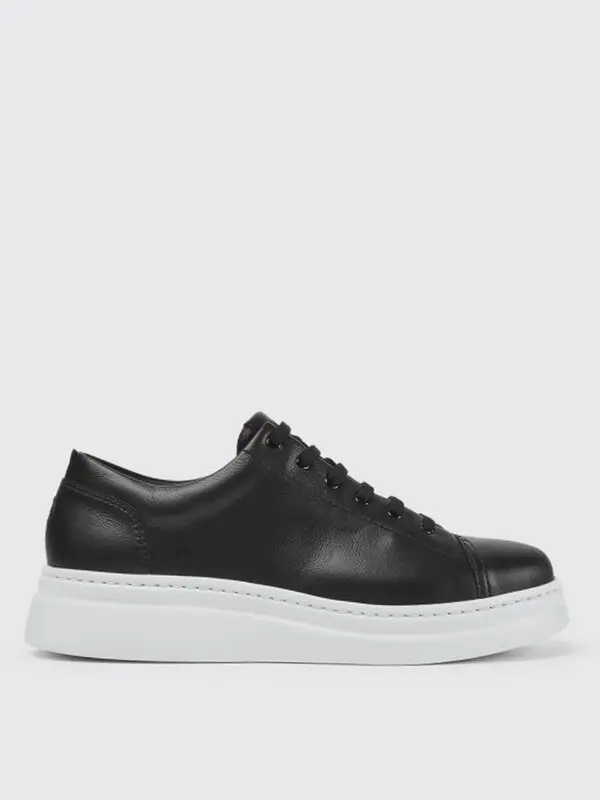 Camper Runner Up Calfskin Sneakers - Black