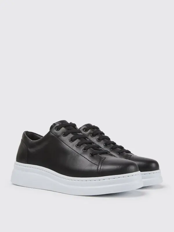 Camper Runner Up Calfskin Sneakers - Black
