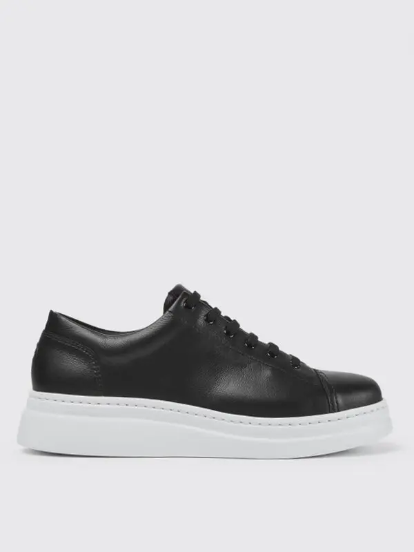 Camper Runner Up Calfskin Sneakers - Black