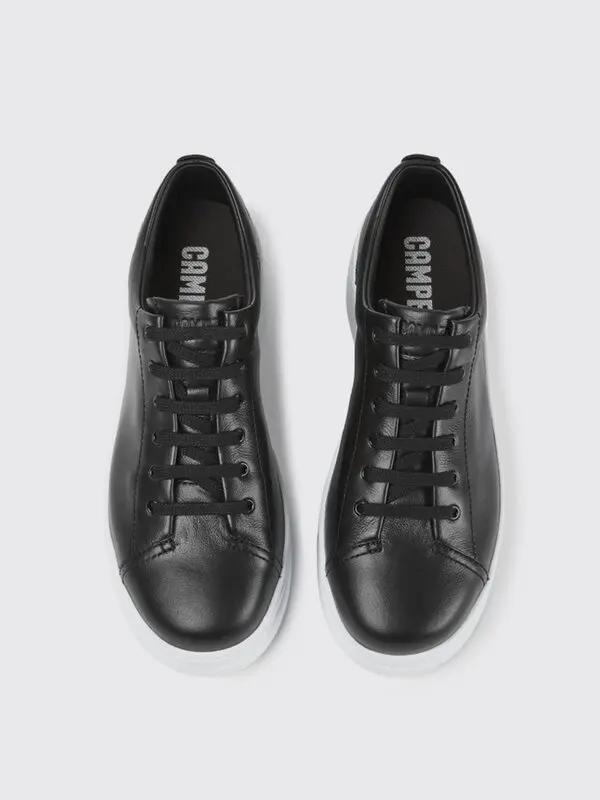 Camper Runner Up Calfskin Sneakers - Black