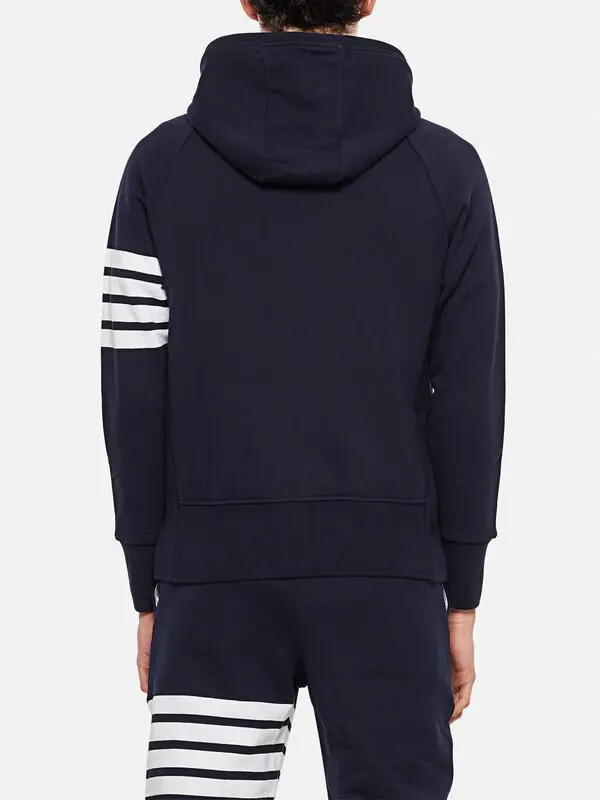 Thom Browne Full Zip Sweatshirt - Blue