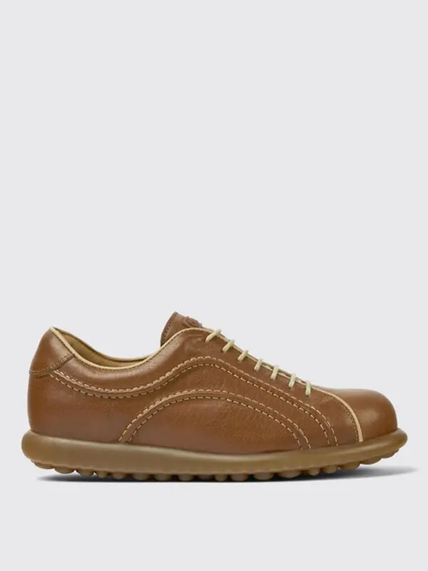 Camper Sneakers With Lace Up Fastening - Brown