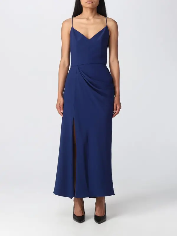 Alexander McQueen Viscose Blend Long Dress
