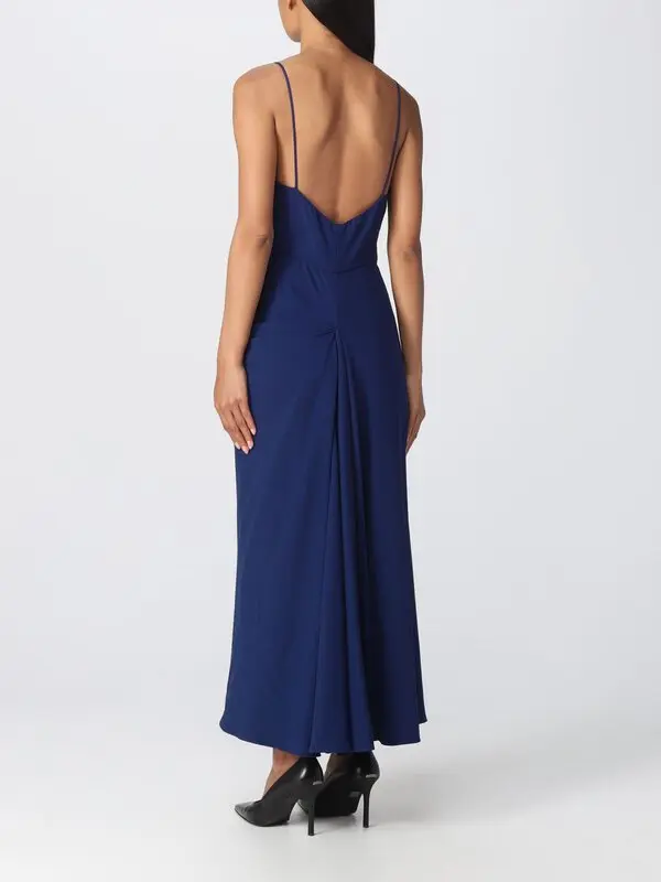 Alexander McQueen Viscose Blend Long Dress