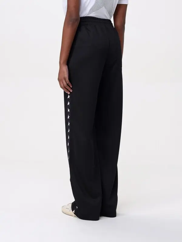 GOLDEN GOOSE Embellished Star Detail Trousers - Black