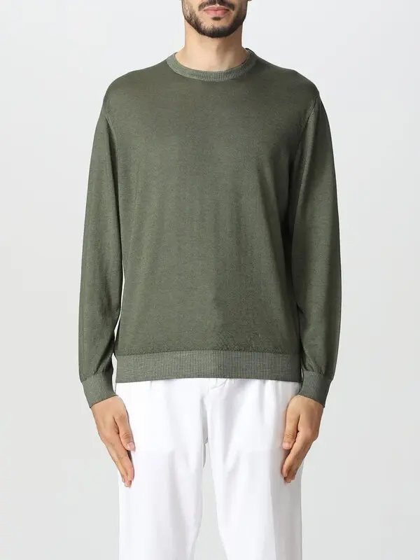 Kiton Crew Neck Sweater - Green