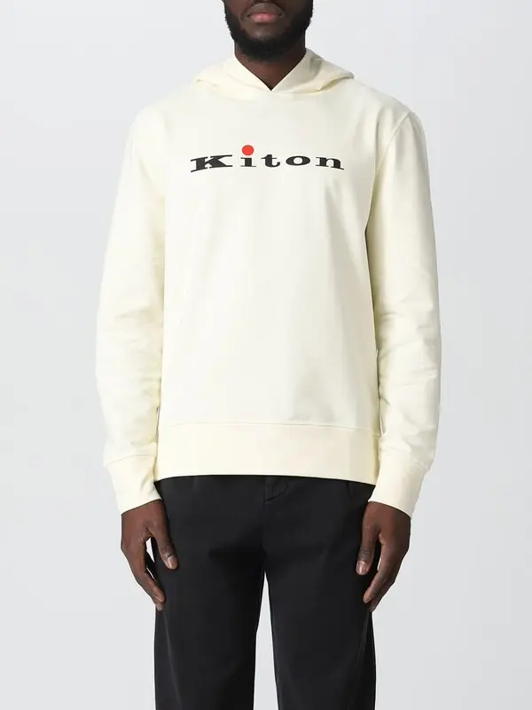 Kiton Crewneck Sweatshirt - Yellow Cream