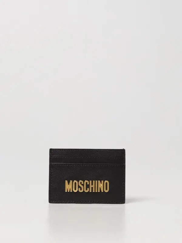 Moschino Cardholder With Logo - Black
