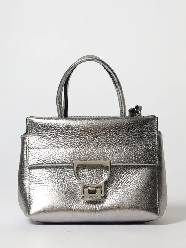 COCCINELLE Mini Top Handle Bag - Steel
