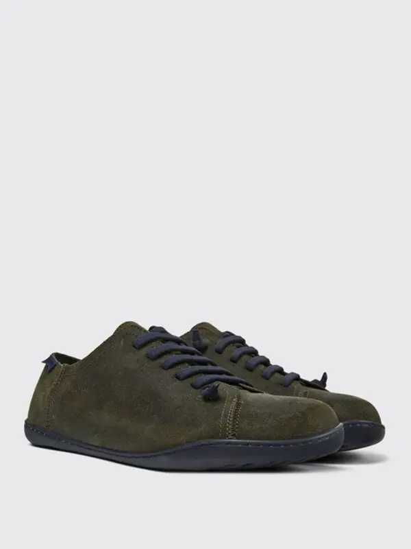 Camper Lace-up Suede Sneakers - Green