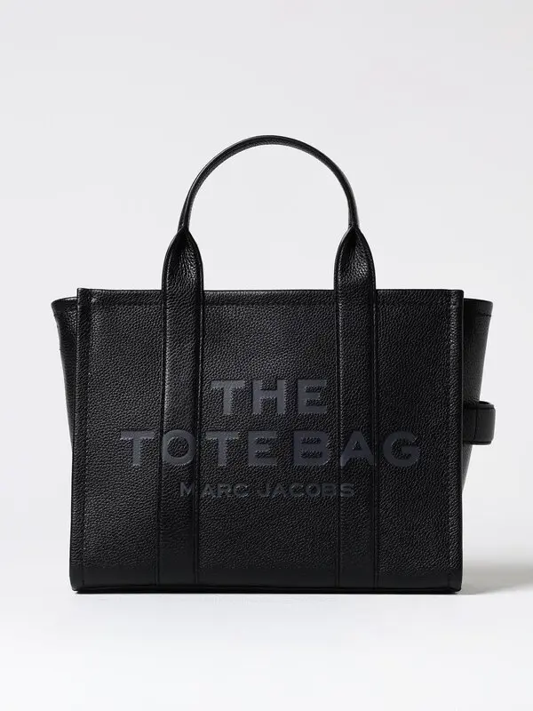 Marc Jacobs The Tote Bag In Grained By - Black