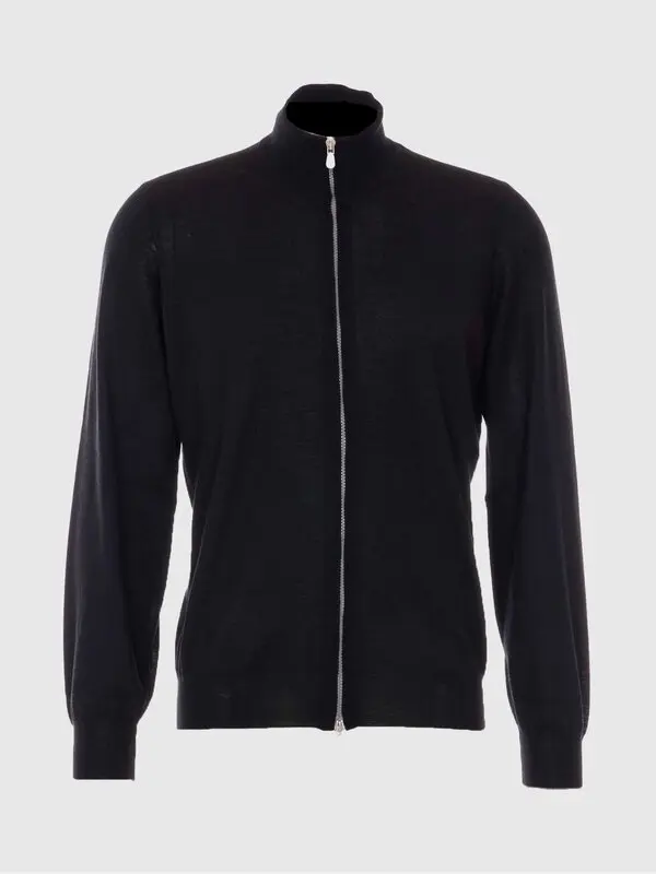 Brunello Cucinelli Cashmere And Silk Turtleneck Zip Cardigan