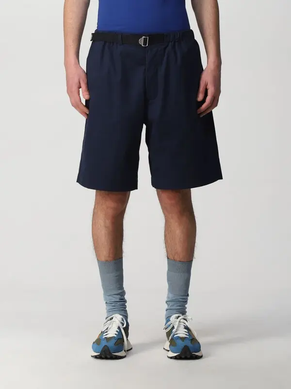 Kenzo Navy Belted Shorts