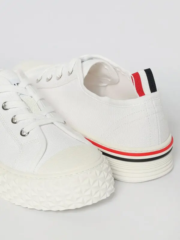 Thom Browne Lace-up Sneakers - White