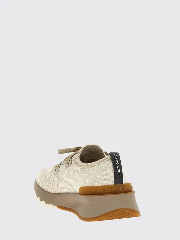 Brunello Cucinelli Lace-up Sneakers - Beige