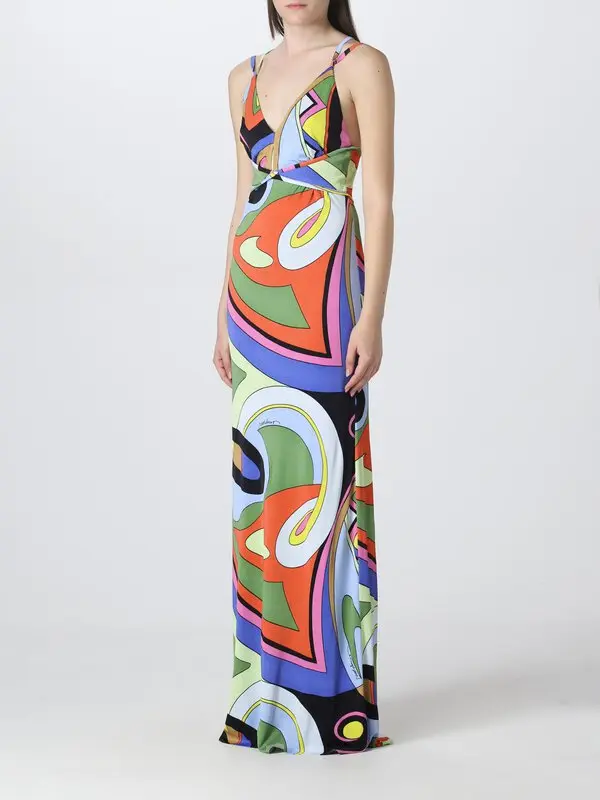 Moschino Printed Maxi Dress