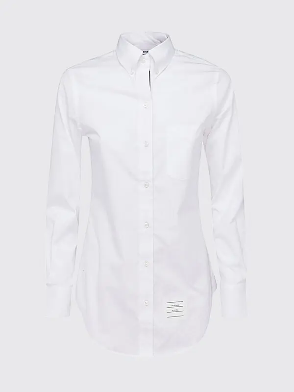 Thom Browne Cotton Poplin Shirt - White