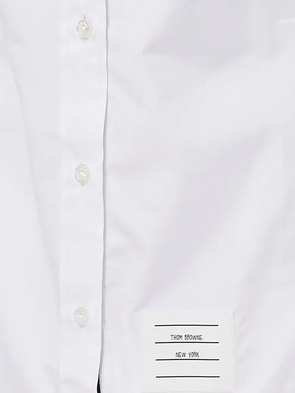 Thom Browne Cotton Poplin Shirt - White