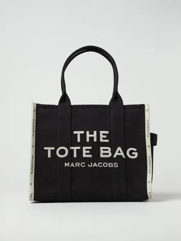 Marc Jacobs The Tote Bag N Canvas With Jacquard Logo - White