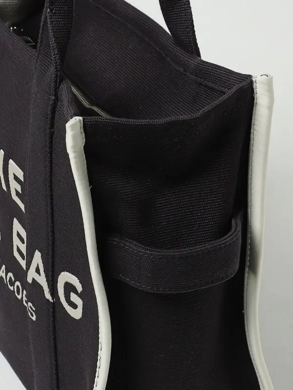 Marc Jacobs The Tote Bag N Canvas With Jacquard Logo - White