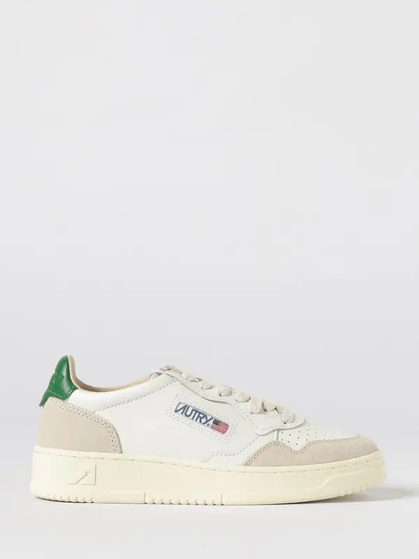 AUTRY Medalist Low Leather Sneakers - Beige