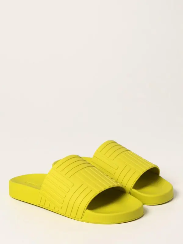 Bottega Veneta Rubber Slides - Yellow