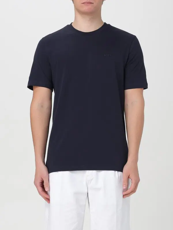 BOSS Basic Cotton T-shirt - Blue 1