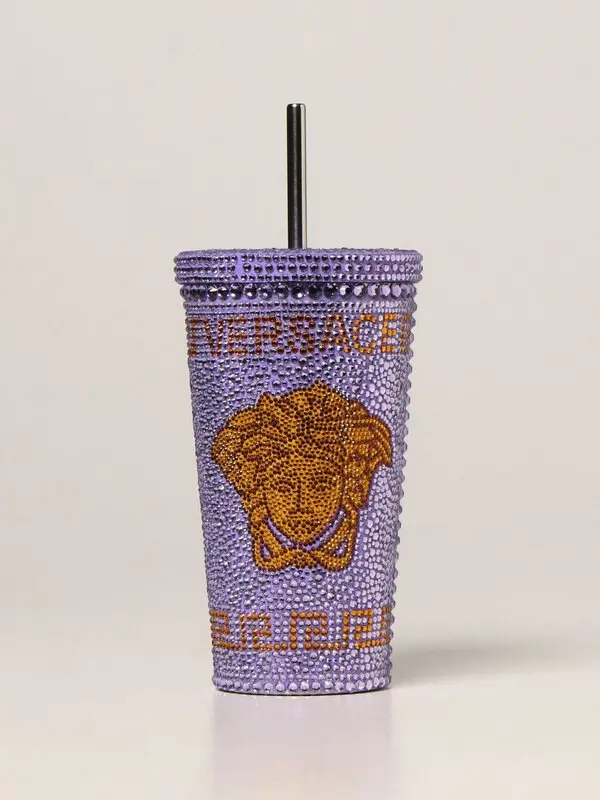 Versace Travel Mug With Medusa - Lilac