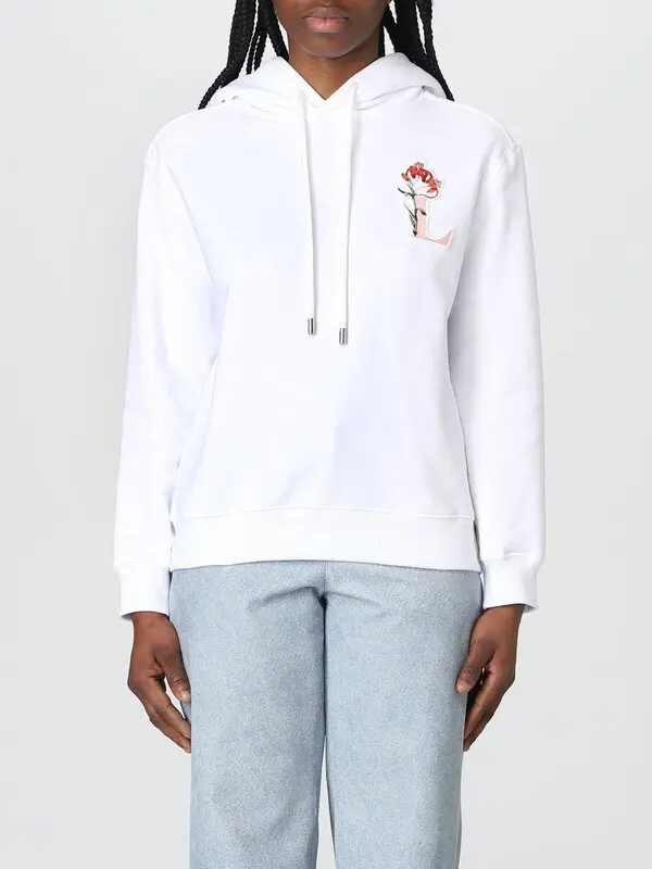 LANVIN Embroidered Cotton Sweatshirt