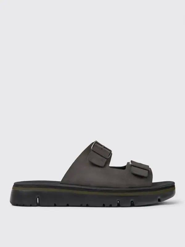 Camper Oruga Leather Sandals - Brown