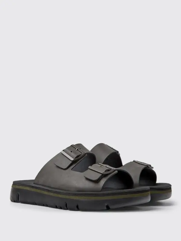 Camper Oruga Leather Sandals - Brown