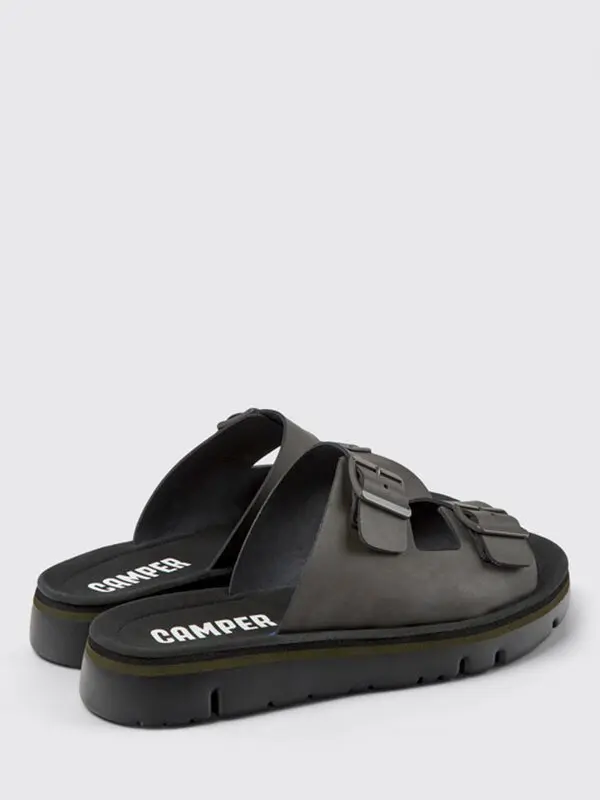 Camper Oruga Leather Sandals - Brown