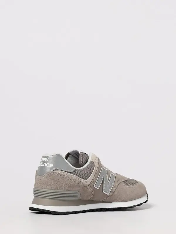 NEW BALANCE 574 Suede And Mesh Lace Up Sneakers - Grey