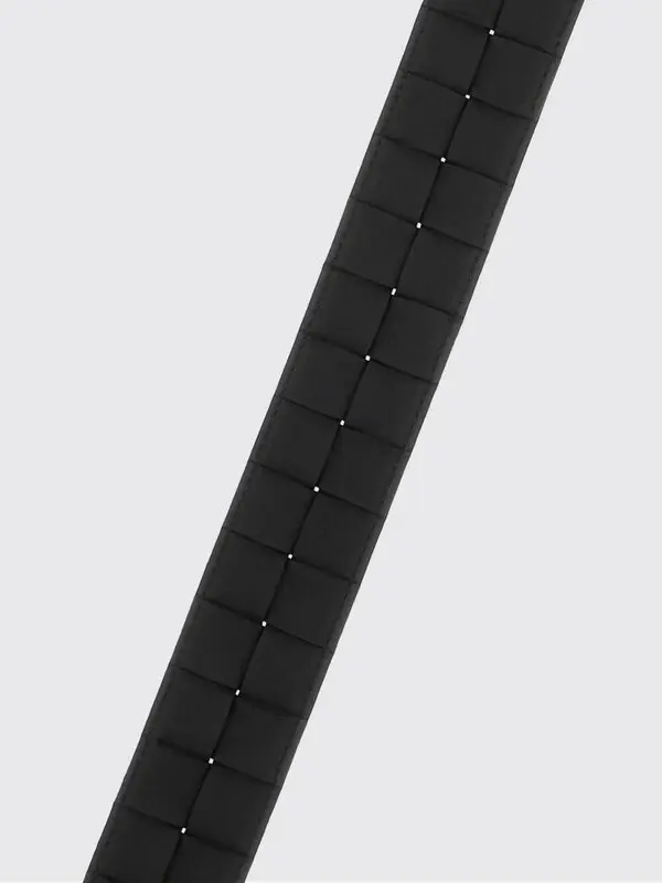 Bottega Veneta Woven Calfskin Leather Belt