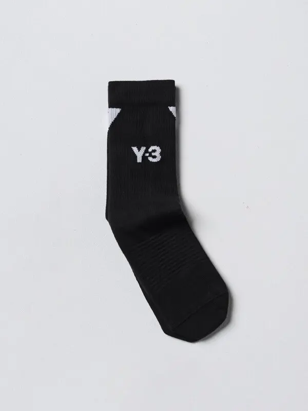 Y3 Ribbed Socks - Black