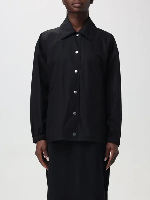 JIL SANDER Oversized Jacket With Classic Collar - Black