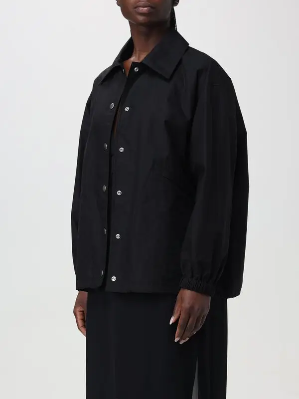 JIL SANDER Oversized Jacket With Classic Collar - Black