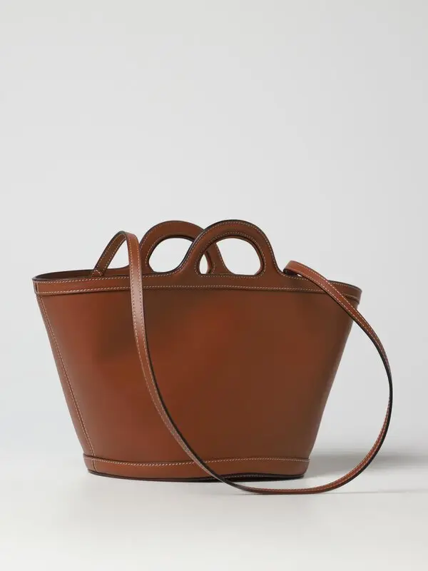 Marni Tropicalia Bag In Leather - Brown